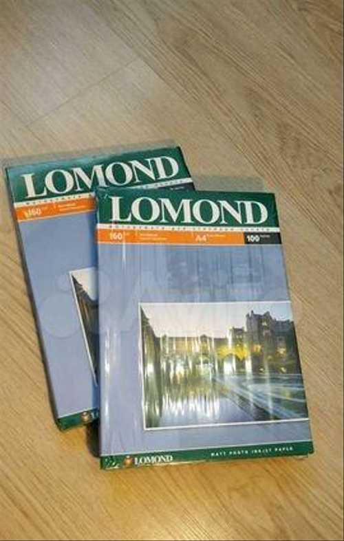 Фотобумага lomond 200 листов A4 матовая 160г/м