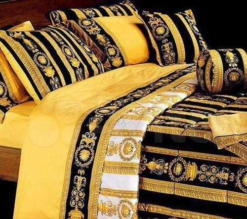 Новое постельное белье с одеялом Versace