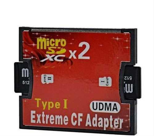 Адаптер переходник MicroSD CF Compact flash adapte