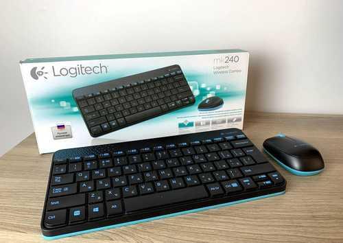 Клавиатура и мышь Logitech mk240