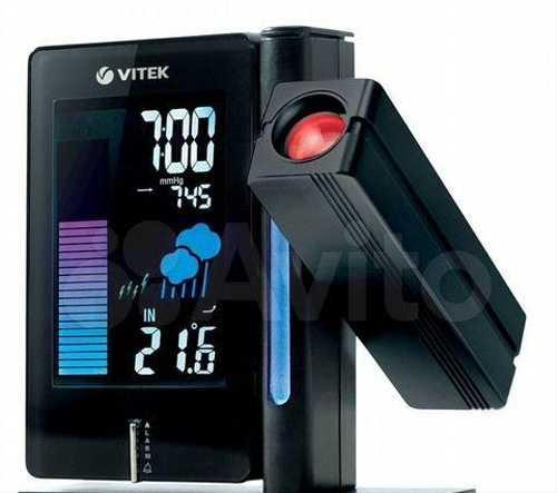 Проекционные часы-метеостанция Vitek
