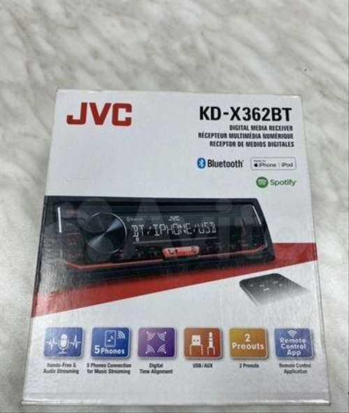 Автопроигрыватель JVC KD-X362BT