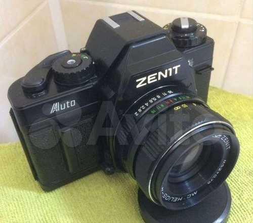 Фотоаппарат Zenit Auto, объектив MC helios-44K-4
