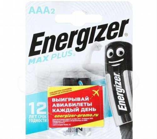 Батарейка Energizer Max Plus AAA (LR03)