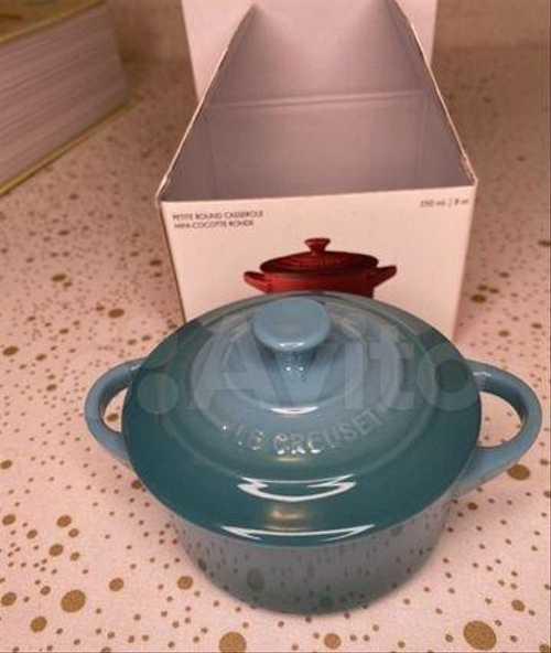 Le creuset кокотница бирюзовая