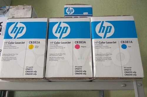 Оригинальные картриджи HP CLJ CP 6015 (CB381A)