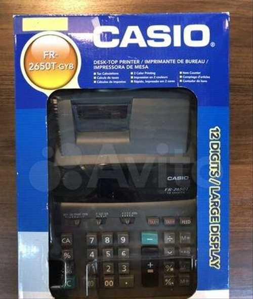 Калькулятор Casio FR 2650 Т gyb