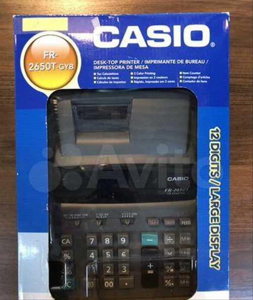 Калькулятор Casio FR 2650 Т gyb