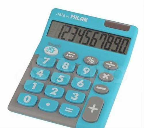 Калькулятор настольный Milan компактный, 10 разрядов (150610tdbbl)