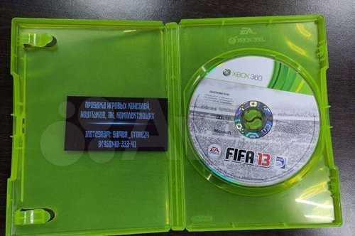 Fifa 13. Лицензионный диск Xbox 360 (Без обложки)