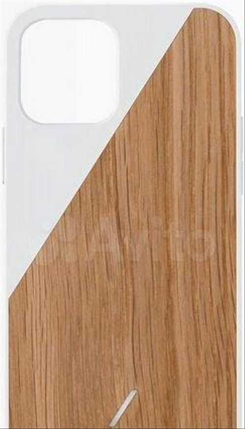 Чехол Native Union Clic Wooden (cwood-WHT-NP20S) для iPhone 12 mini (White)