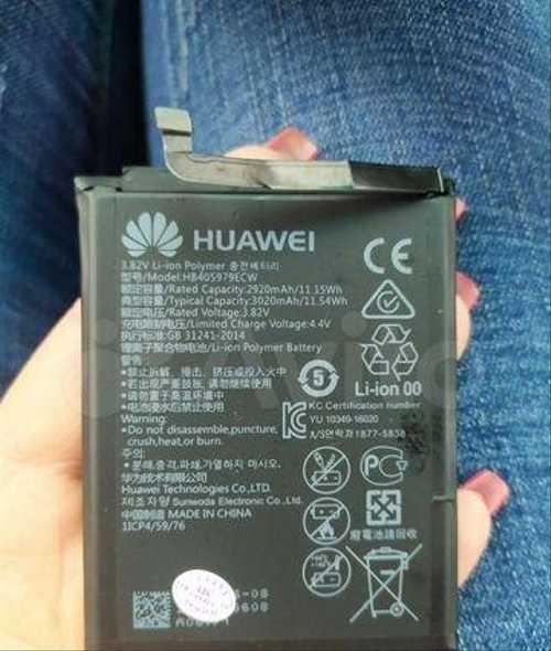 Новый аккумулятор на honor/huawei