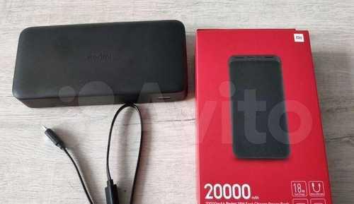 Power Bank Redmi 18W Fast Charge 20000mAh