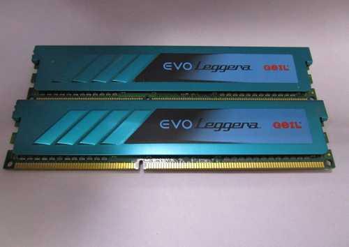 Оперативная память 4Gb x2 Geil EVO DDR3 1600Mhz