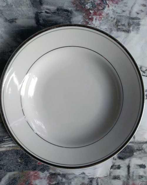 Тарелки, японский фарфор, набор 5 тарелок в идеале