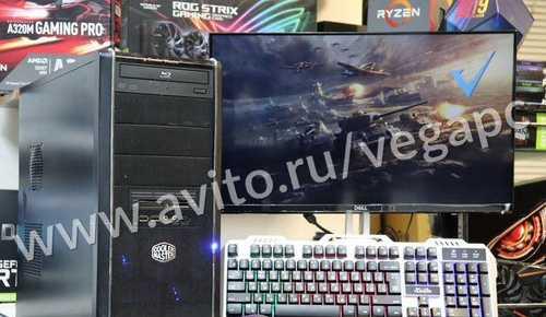 Игровой пк i5-4440 RX 560 2gb 8GB SSD+HDD