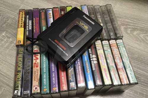 Плеер диктофон Panasonic с кассетами