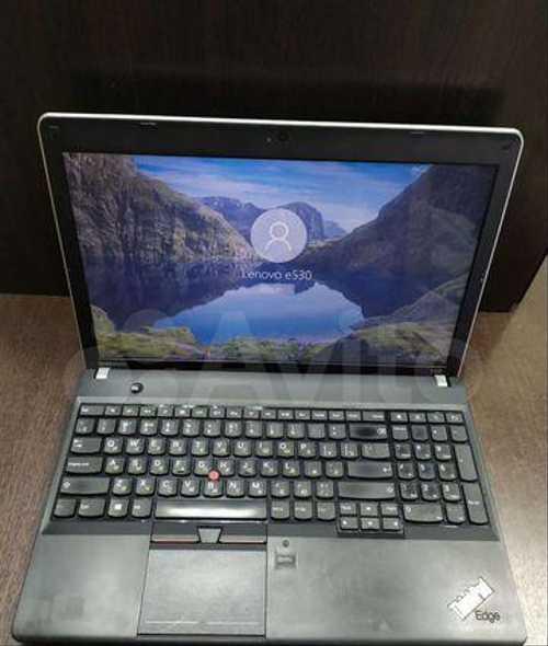 Ноутбук Lenovo thinkpad Edge E530 Core i3 3110M/nv