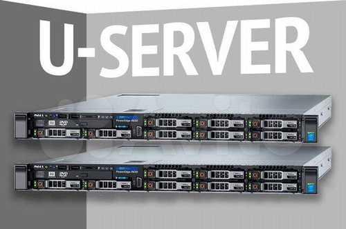 Сервер Dell R630 8SFF 2x2620v3 32Gb H730 2x750W