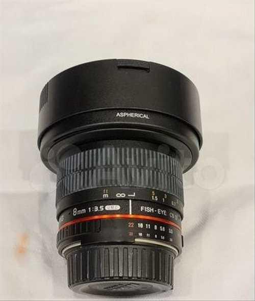Samyang 8mm f/3.5 AS IF UMC Fisheye CS II AE Nikon