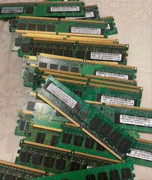 Оперативная память DDR и DDR 2 на 1Gb и 512Mb