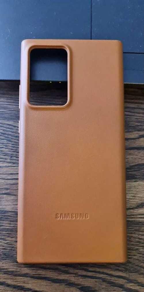 Чехол leather case для Samsung Galaxy Note20 ultra
