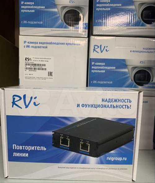 PoE репитер удлинитель Ethernet RVi-1NE-P10