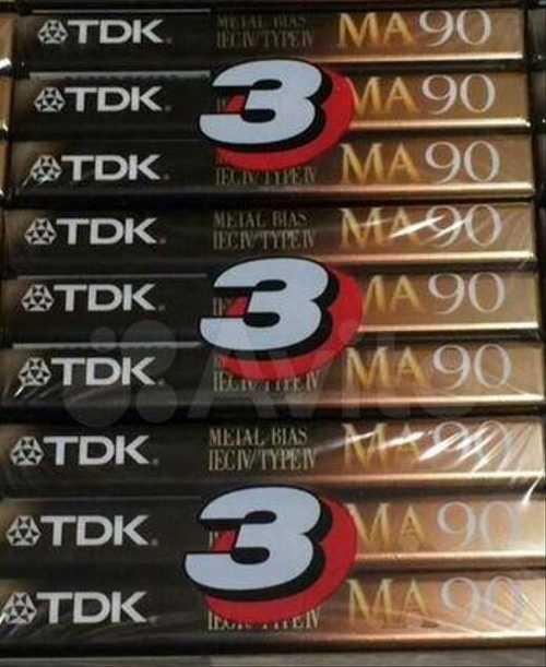 Аудиокассеты 3 х 3 Pack TDK Metall