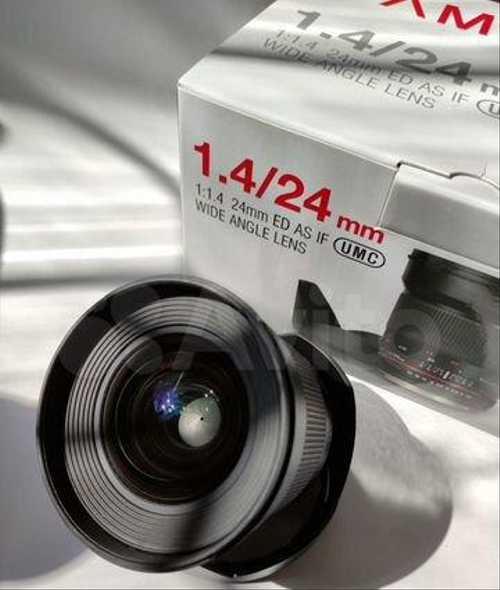 Объектив Samyang 24mm F1.4 ED AS IF UMC Nikon F