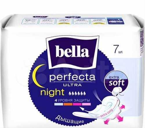 Bella прокладки Perfecta ultra night extra soft, 7 шт