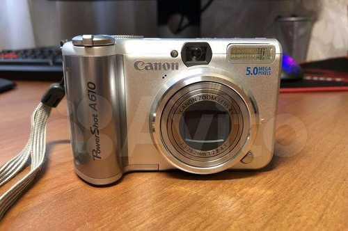 Фотоаппарат Canon Powershot A610