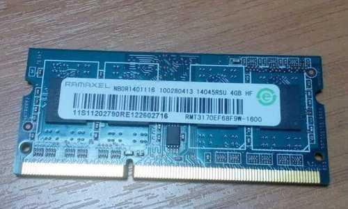 Ramaxel DDR3 1600 мгц, 4gb + 2gb