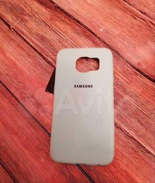 Чехол на Samsung S6, новый, цвет мятный