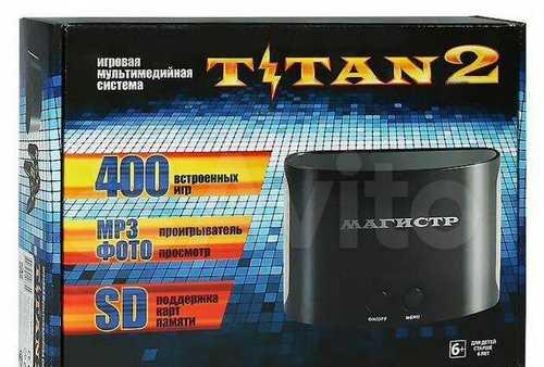 Игровая приставка sega Magistr Titan 2 black (400 встроенных игр) (SD до 32 гб)