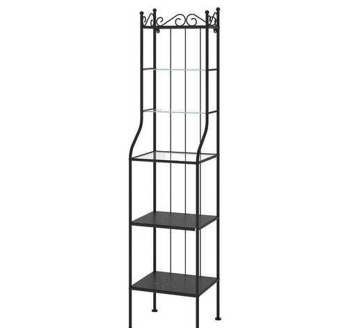 Стеллаж IKEA чёрный 42x176 см