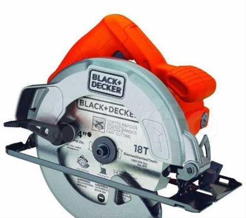 Пила циркулярная black+decker CS1004