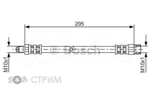 Bosch 1987481015 Шланг торм. зад. 295мм
