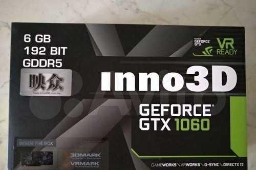 Видеокарта inno3D GeForce GTX 1060 6Gb