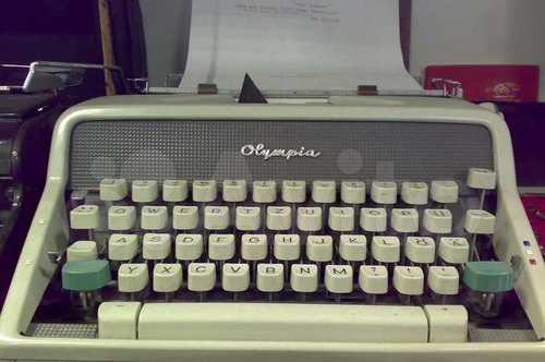 Пишущая машинка Olympia SM 7