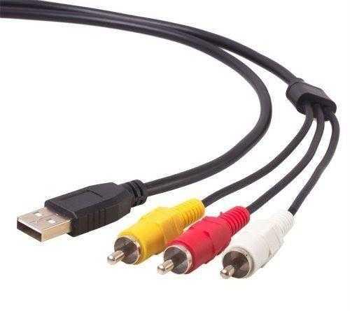 Кабель USB - 3RCA