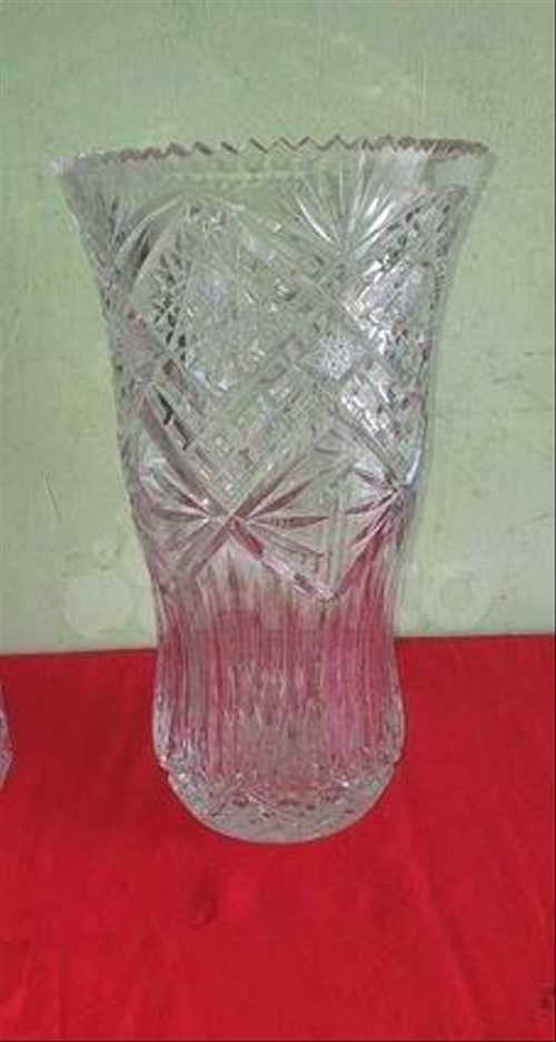 Хрустальная ваза Богемия
