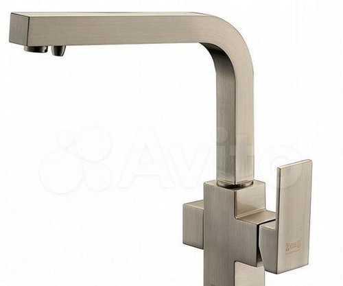 Смеситель Zorg Clean Water ZR 311 YF-nickel для кухонной мойки