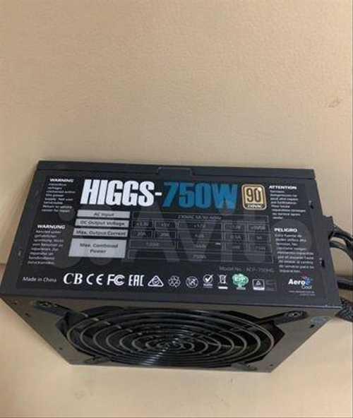 Блок питания Aerocool higgs 750W модульный