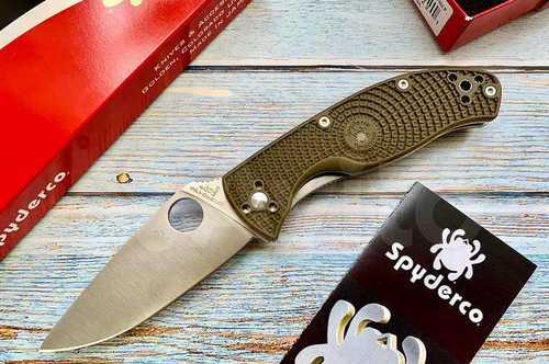 Нож складной Spyderco Tenacious, Green FRN Handle