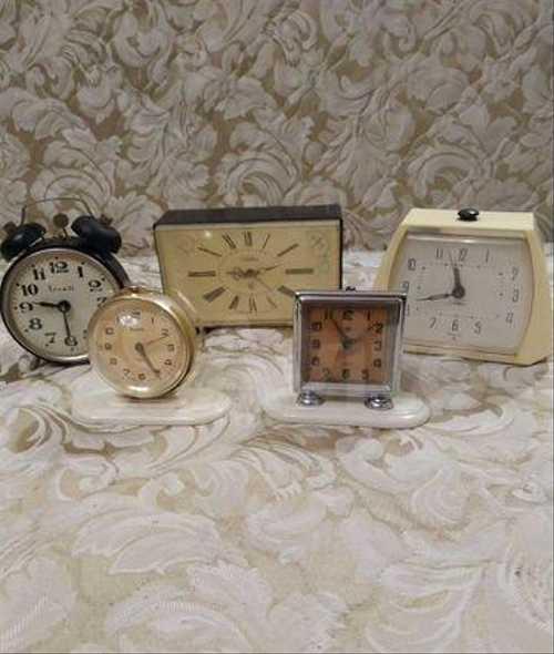 Настольные часы - будильник СССР