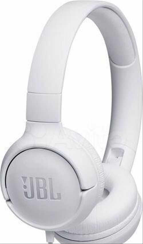 Наушники с микрофоном JBL Tune 500 (White)