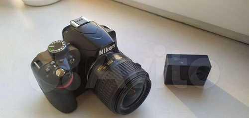 Зеркальный фотоаппарат Nikon D3200 +экшн камера