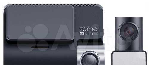 Автомобильный видеорегистратор Xiaomi 70Mai Dash Cam 4K A800 (c камерой заднего вида RC06)