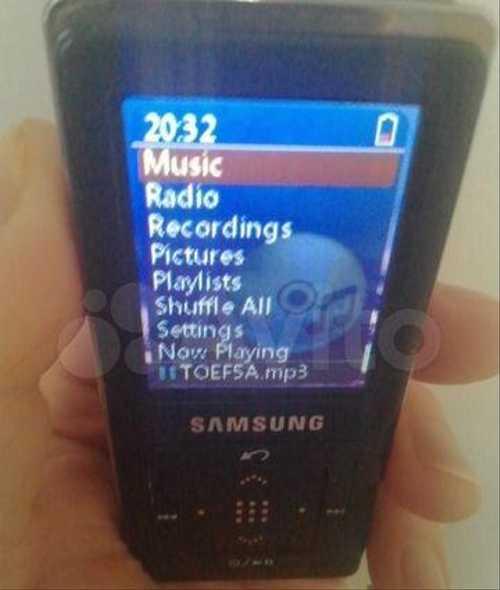 Mp3 плеер samsung yp-z5f 2Gb