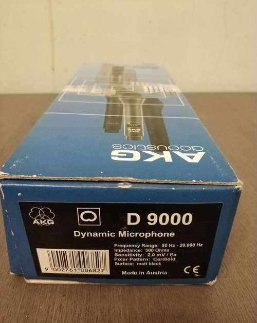 AKG D 9000 динамический микрофон